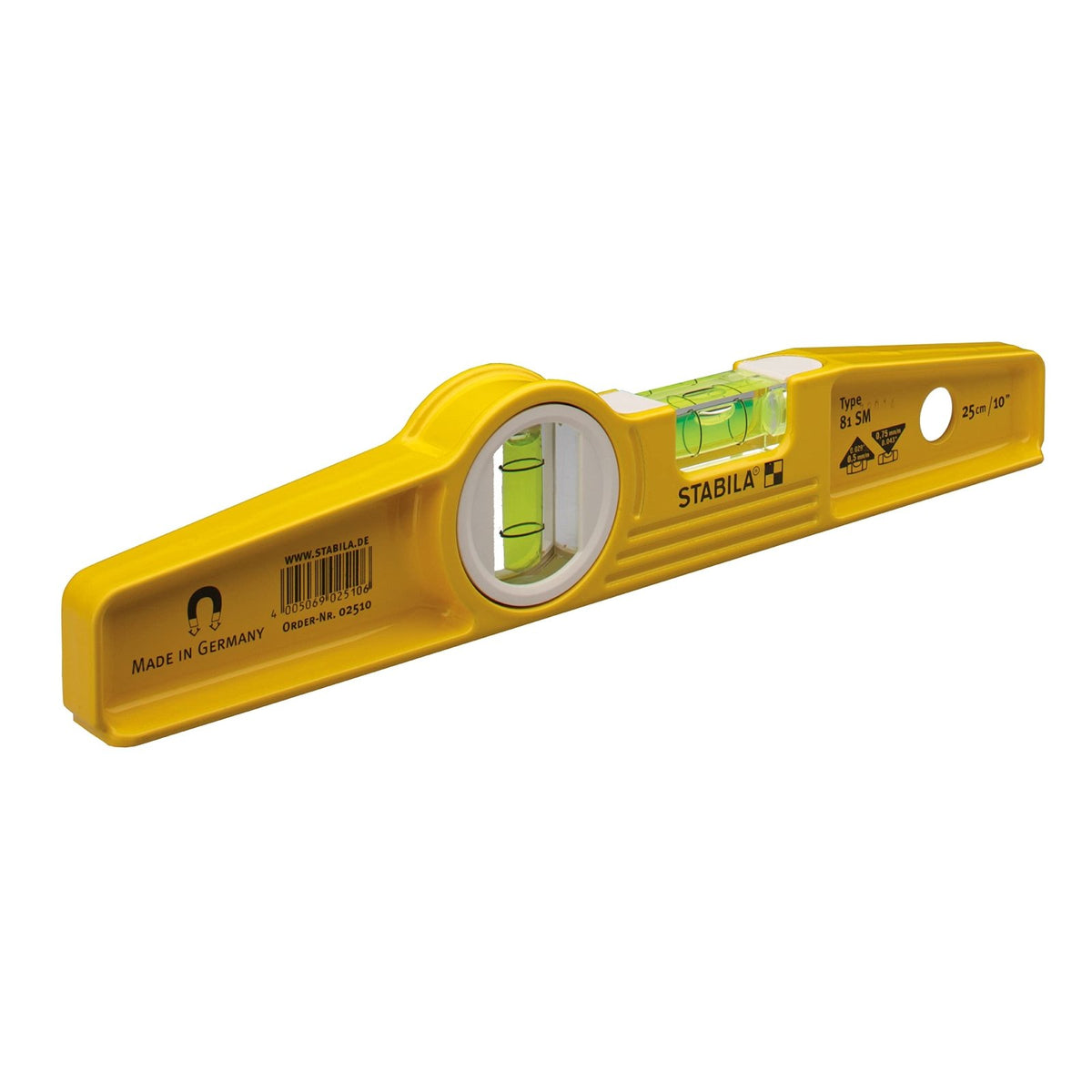 Stabila Spirit level type 81 S REM torpedo 25cm/10" — Tool Monster
