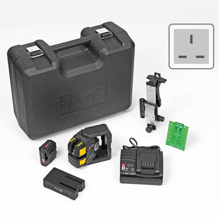Stabila LAX 500 G cross line plus plumb point laser, 12 V system — Tool ...