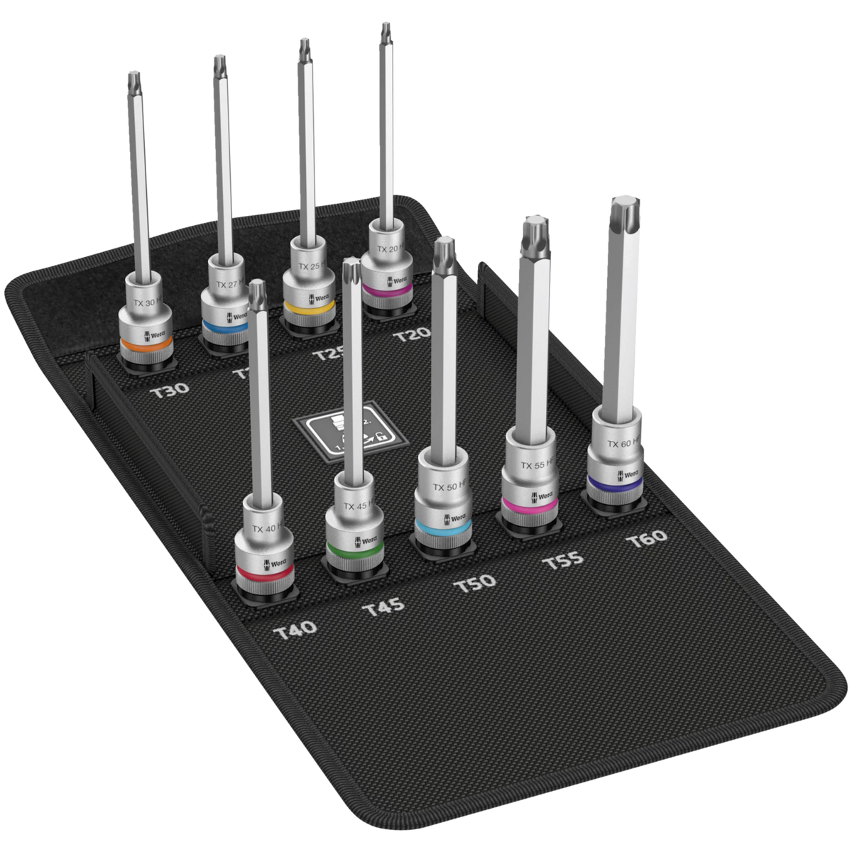 Wera 8767C Hf/3 Tx Socket Set 1/2"/140Mm Metric Zyklop 9Pc — Tool Monster