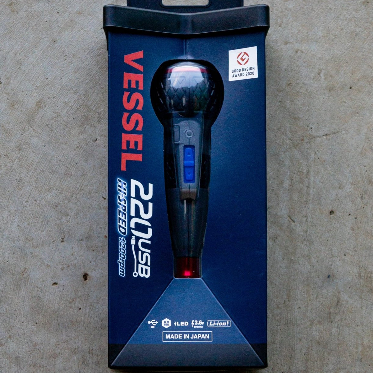 Vessel Rechargeable Ball Grip Screwdriver No.220USB-S1F — Tool Monster