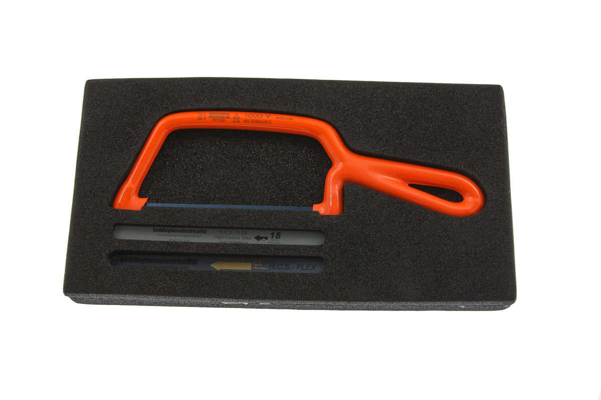 Boddingtons Electrical Insulated Junior Hacksaw Set including Two Blad ...