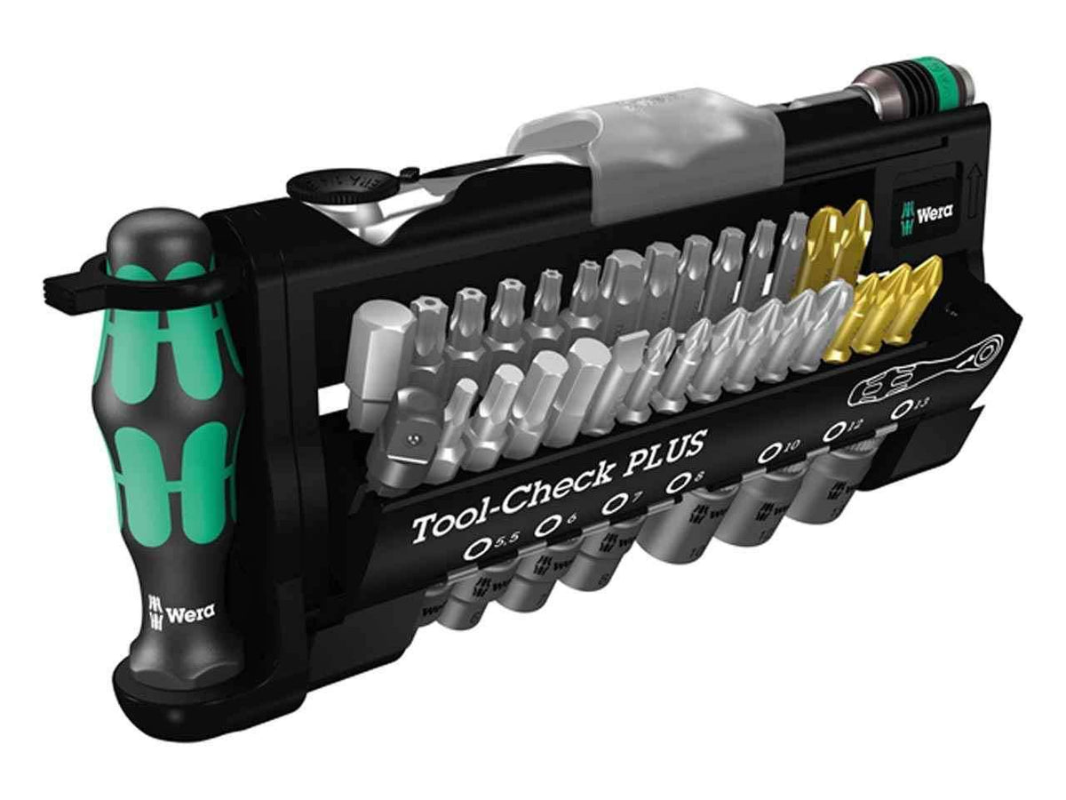 Wera 05056490001 Tool-Check Plus 39 Piece Mini Bit Ratchet, Socket ...
